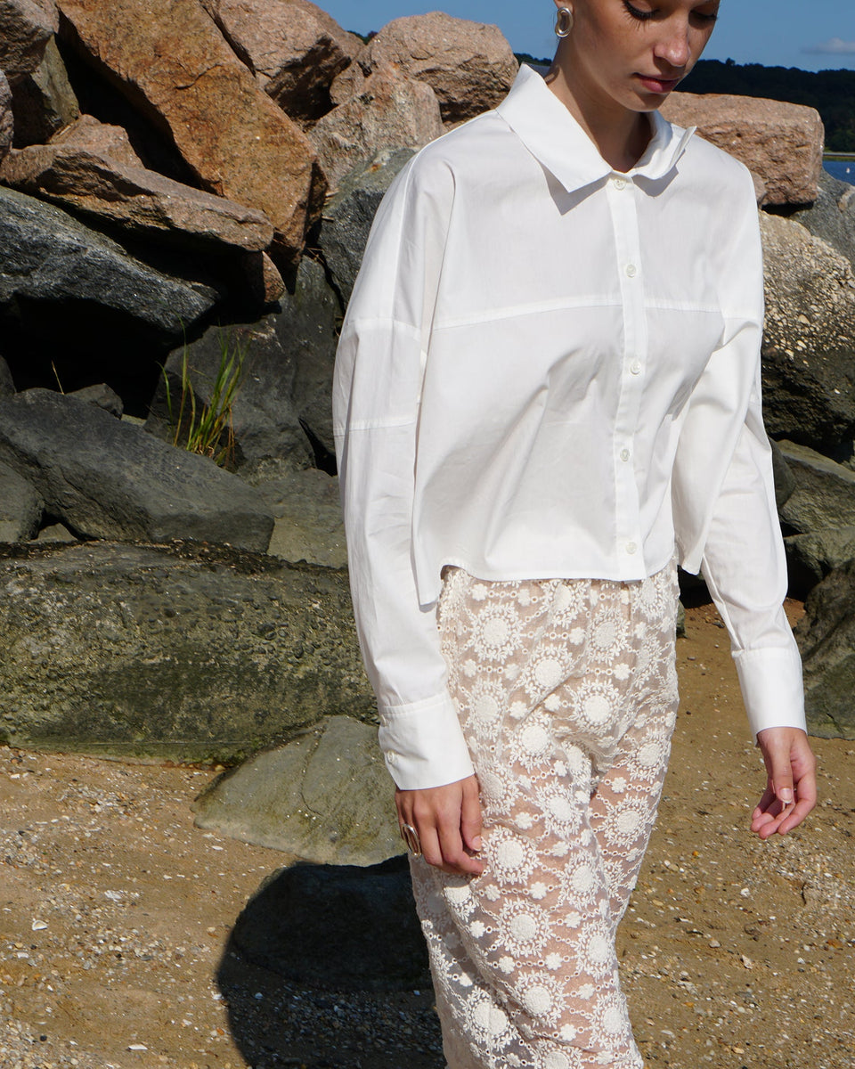 Ellie button down- white – PROCHE